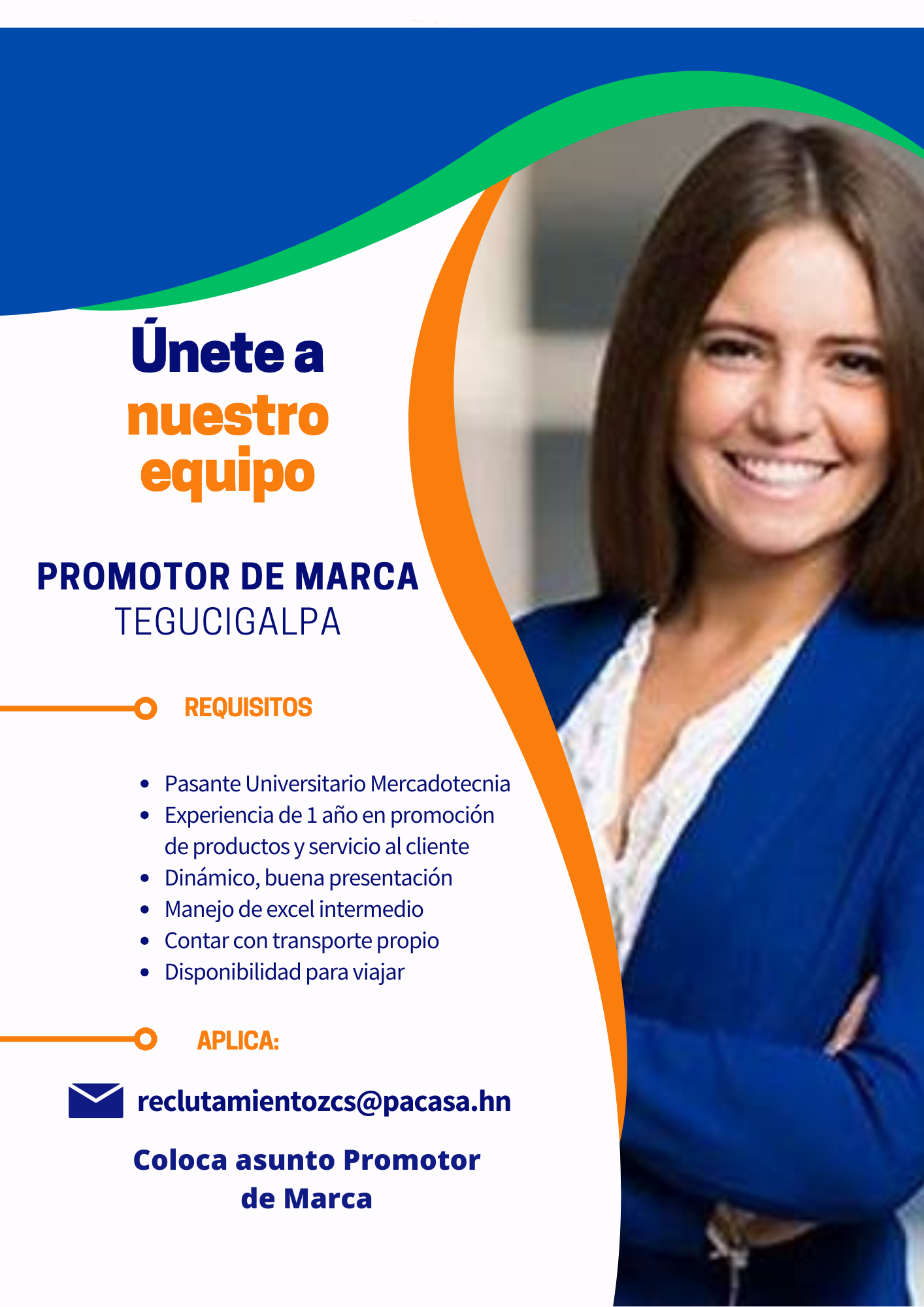 Promotor de Marca-Tegucigalpa | RDS - Empleos.hn